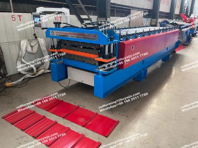 China Ethiopia 300 400 Double Roll Former Double Layer Roll Forming Machine for sale