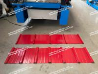 China Ethiopia 300 400 Double Roll Former Double Layer Roll Forming Machine for sale