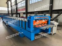China Steel Deck Roll Forming Machine For Floor Decking Sheets The Philippines 1220mm for sale