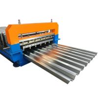 China Customized Automatic Ridge Cap Roll Forming Machine with 5.5Kw Main Motor Power and PLC Control for 0.3-0.6mm Thickness Plate for sale