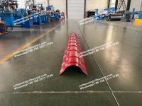China Steel Plate Make Ridge Cap tile Machine Ridge Cap Cold Roll forming Machine for sale
