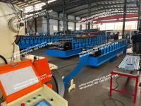 China PLC Controlled Spandrel Color Coated Wall Panel Roll Forming Machine with 0.3-0.6mm Thickness and 15 Rows Rollers for sale