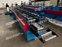 China Sectional Garage Door Guide Rail Track Sliding Roll Forming Machine for sale