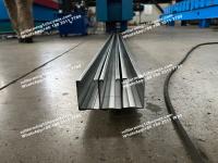 China Sectional Garage Door Guide Rail Track Sliding Roll Forming Machine for sale