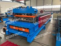 China Double Layer Roll Forming Machine with PLC Control for 1250mm Width and 0.3-0.6mm Thickness Tile Production for sale