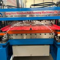 China 1250MM Width 15m/min Speed PPGI/GI Material Double Layer Roll Forming Machine for Trapezoidal Sheets for sale