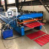 China Double Layer Roll Forming Machine for Glazed Panel with 1250mm Width, 15m/min Speed and PPGI/GI Material for sale