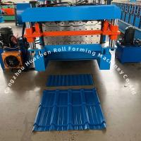 China Double Layer Roll Forming Machine for Metal Roofing with 15m/min Speed 0.3-0.6mm Thickness and Chain Drive for sale