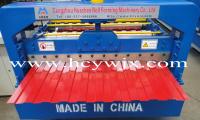 China Blue High Speed Roof Panel Roll Forming Machine / Roll Former for sale