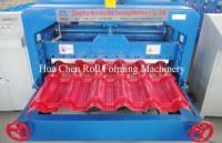 China Custom  Roof Panel Glazed Tile Roll Forming Machine / Metal Sheet Making Machine for sale