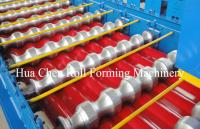 China Custom  Roof Panel Glazed Tile Roll Forming Machine / Metal Sheet Making Machine for sale