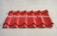 China Roman Type Popular Glazed Tile Roll Forming Machine / Cold Roll Forming Machine for sale