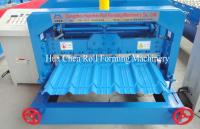 China 45# Steel Roof Glazed Tile Roll Forming Machine With Chrome Plated for sale