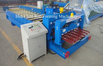 China 1250mm Glazed Tile Roof Panel Roll Forming Machine / Cold Roll Forming Equipment for sale
