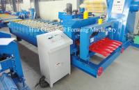 China Hydraulic Cr12 Cutting Blades Roofing Step Tile Roll Forming Machine With PLC Control for sale