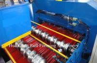 China Hydraulic Cr12 Cutting Blades Roofing Step Tile Roll Forming Machine With PLC Control for sale