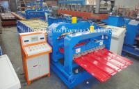 China IBR Trapezoidal Roof Glazed Tile Roll Forming Machine Sheet Metal Forming Equipment for sale