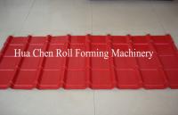 China IBR Trapezoidal Roof Glazed Tile Roll Forming Machine Sheet Metal Forming Equipment for sale