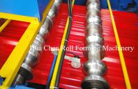 China 45# Steel Corrugated Glazed Tile Roll Forming Machine 0.4 - 0.6mm Hydraulic Cutting for sale