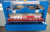 China 5 Ton Passive Decoiler  Hydraulic Wall Panel Roll Forming Machine 0.3-0.6mm for sale