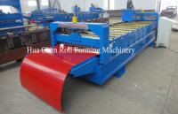 China Hydraulic Pre Cutting Wall Panel Metal Roll Forming Equipment With 10 Row for sale