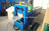China Galvanized Metal Roof Ridge Cap Roll Forming Machine with 2 Years Warranty for sale