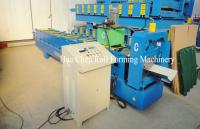 China Galvanized Metal Roof Ridge Cap Roll Forming Machine with 2 Years Warranty for sale