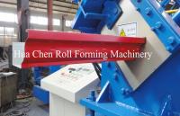 China Gear Box Drive Rainwater Pipe Forming Machine 7 Rollers 0 - 70 mtr / min Speed for sale