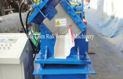 China Run Copper Half Round Seamless Gutter Machine with manual Decoiler for sale