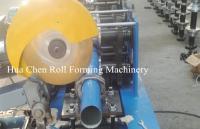 China Rainspout Sheet Metal Roll Forming Machine ISO / CE For Tube Bending for sale