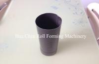 China Rainspout Sheet Metal Roll Forming Machine ISO / CE For Tube Bending for sale
