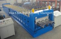 China Shaft Bearing Steel Roof Sheet Making Machine , Metal Roll Forming Equipment 15m/Min for sale