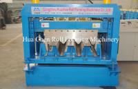 China Shaft Bearing Steel Roof Sheet Making Machine , Metal Roll Forming Equipment 15m/Min for sale