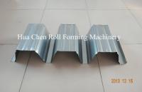 China Shaft Bearing Steel Roof Sheet Making Machine , Metal Roll Forming Equipment 15m/Min for sale