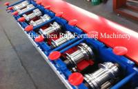 China Cr12 Color Steel Frame Roll Forming Machine For Garage / Security Door for sale