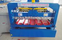 China 1220mm Raw Material Color Steel Plate Roofing Roll Forming Machine for sale