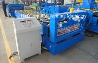 China Auto Color Steel Roofing Sheet Metal Roll Forming Machines / Equipment In Plant for sale