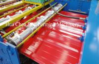 China Auto Color Steel Roofing Sheet Metal Roll Forming Machines / Equipment In Plant for sale