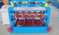 China High Frequency Double Layer Glazed Tile Roll Forming Machine With 15 / 21 Rows for sale