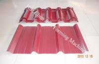 China High Frequency Double Layer Glazed Tile Roll Forming Machine With 15 / 21 Rows for sale