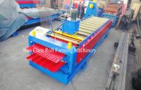 China Double Layer Roof Panel Color Steel Sheet Roll Forming Machine With 12 / 13 Rows for sale