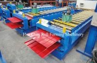 China Cr12 Plate Double Layer Roll Forming Machine For Roof Panel 0.3mm - 0.6mm 20m/min for sale