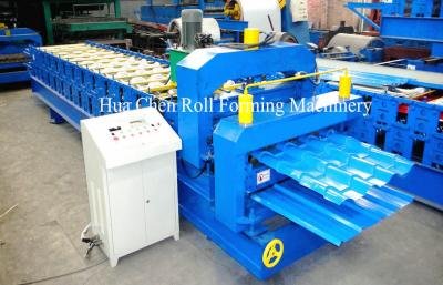 China Double Layer Cold Roll Forming Equipment For Color Steel Plate , Hydraulic Control System for sale
