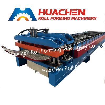 China Metal steel tile roof panel sheet forming machine - An automatic machine for use on roofs and walls for sale