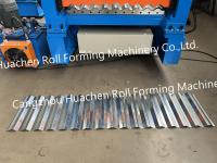 China 15 Stations Metal Coil Rolling Forming Equipment with 45# Steel Quenching and Plating and Chain Drive for sale