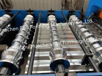 China 15 Stations Metal Coil Rolling Forming Equipment with 45# Steel Quenching and Plating and Chain Drive for sale
