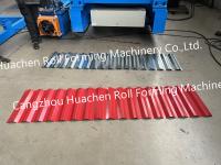 China 15 Stations Metal Coil Rolling Forming Equipment with 45# Steel Quenching and Plating and Chain Drive for sale