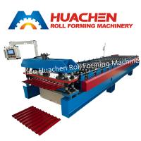 China Single-layer roof tile forming machine, corrugated metal tile making machine, corrugated sheet forming machinery for sale