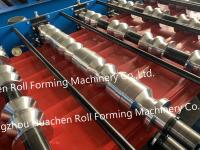 China Metal panel roof machine  Roller pressing tile machine  Wave-shaped trapezoidal floor tile plate forming machine for sale
