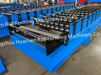 China Single-layer roof profile forming machine / Stepped tile plate forming machine for sale